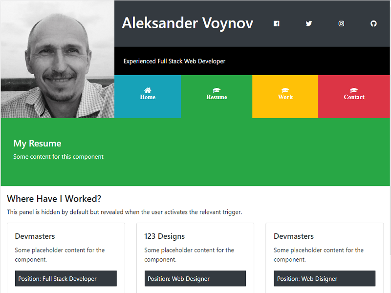 iPortfolio Bootstrap Template - Index iPortfolio Bootstrap Template - Index